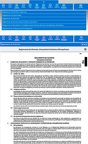 UAM. Universidad Autónoma Metropolitana. App UAM. Manual de uso.